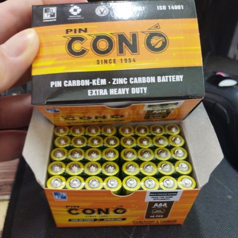 Hộp 40 Pin AA / AAA Con Ó Remote Tivi, Máy Lạnh AAA Hàng Công Ty ...