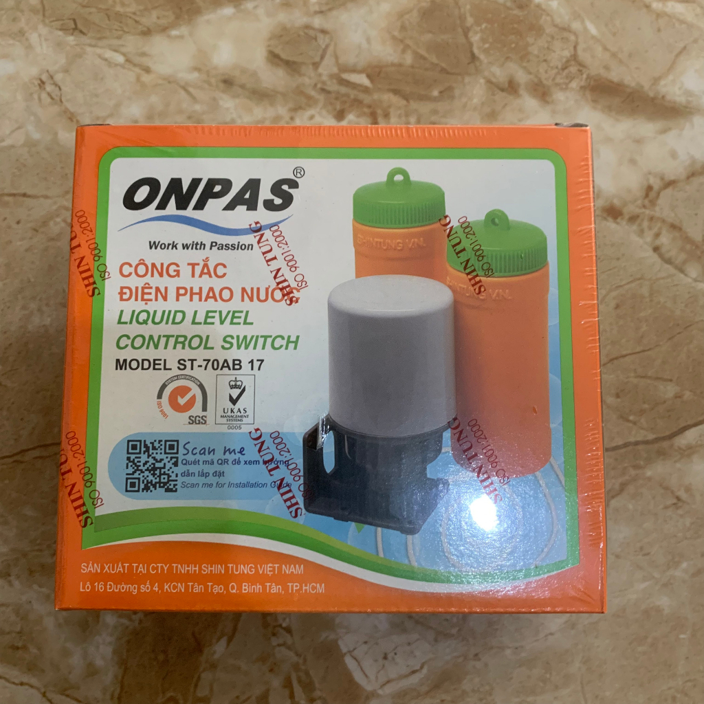 Phao điện Onpas bơm nước tự động chống tràn- Hàng chính hãng | Shopee ...