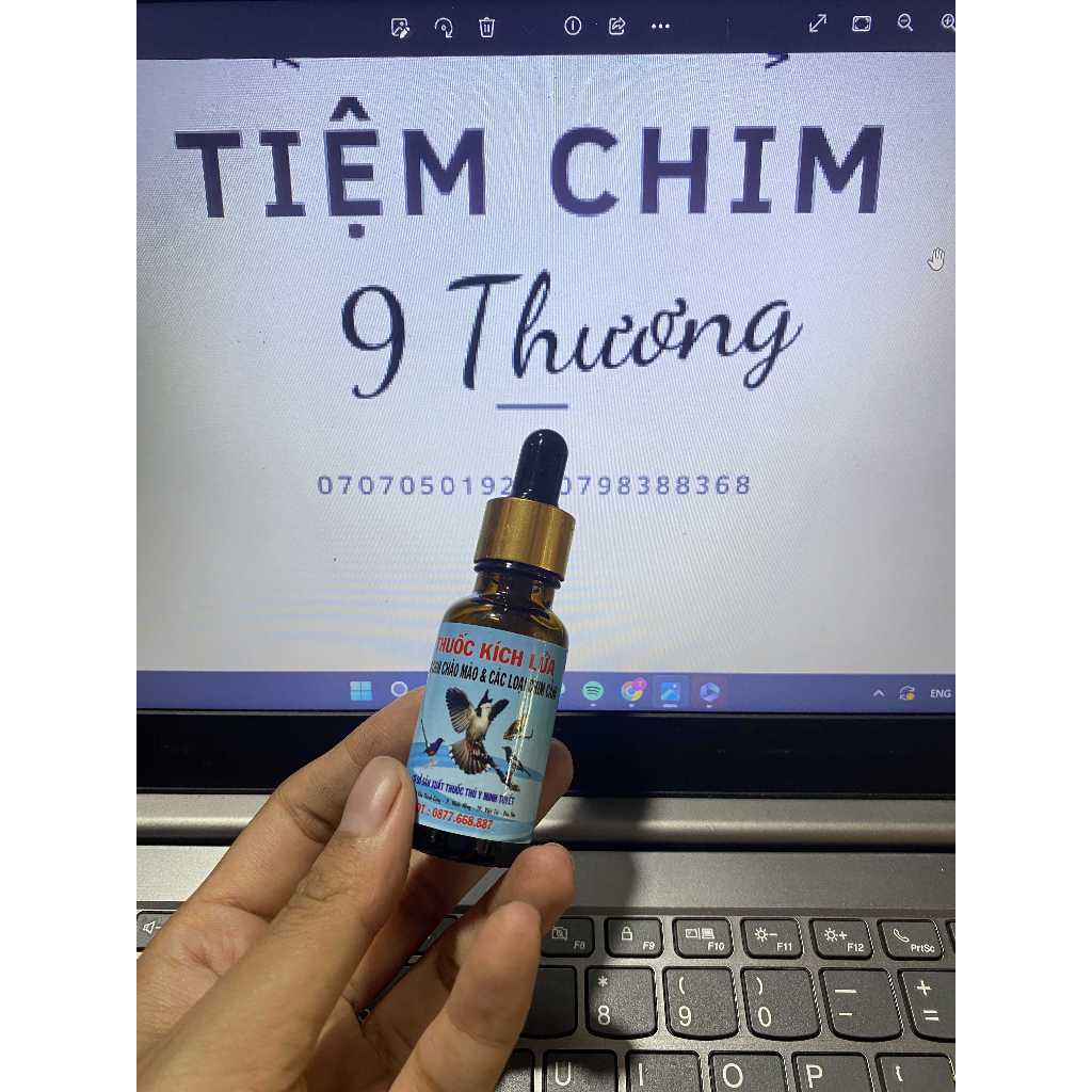 THUỐC KÍCH LỬA CHO CHIM CHÀO MÀO CHAI 10ML | Shopee Việt Nam