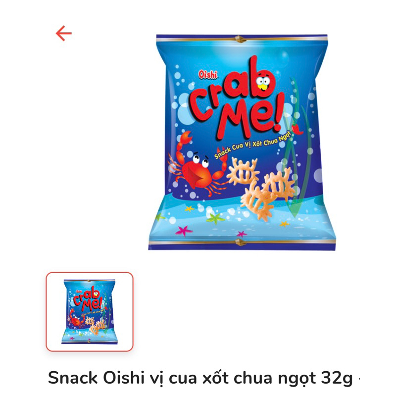 snack vị cua xốt chua ngọt | Shopee Việt Nam