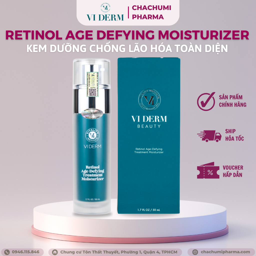 Viderm Retinol Age Defying Moisturizer – Kem dưỡng chống lão hóa toàn ...