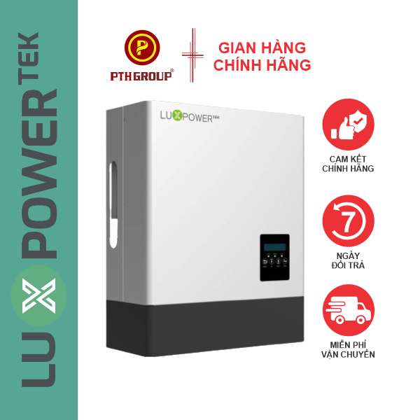 PTH GROUP Biến Tần Hòa lưới có lưu trữ Hybrid Luxpower 6KW Hybrid ...