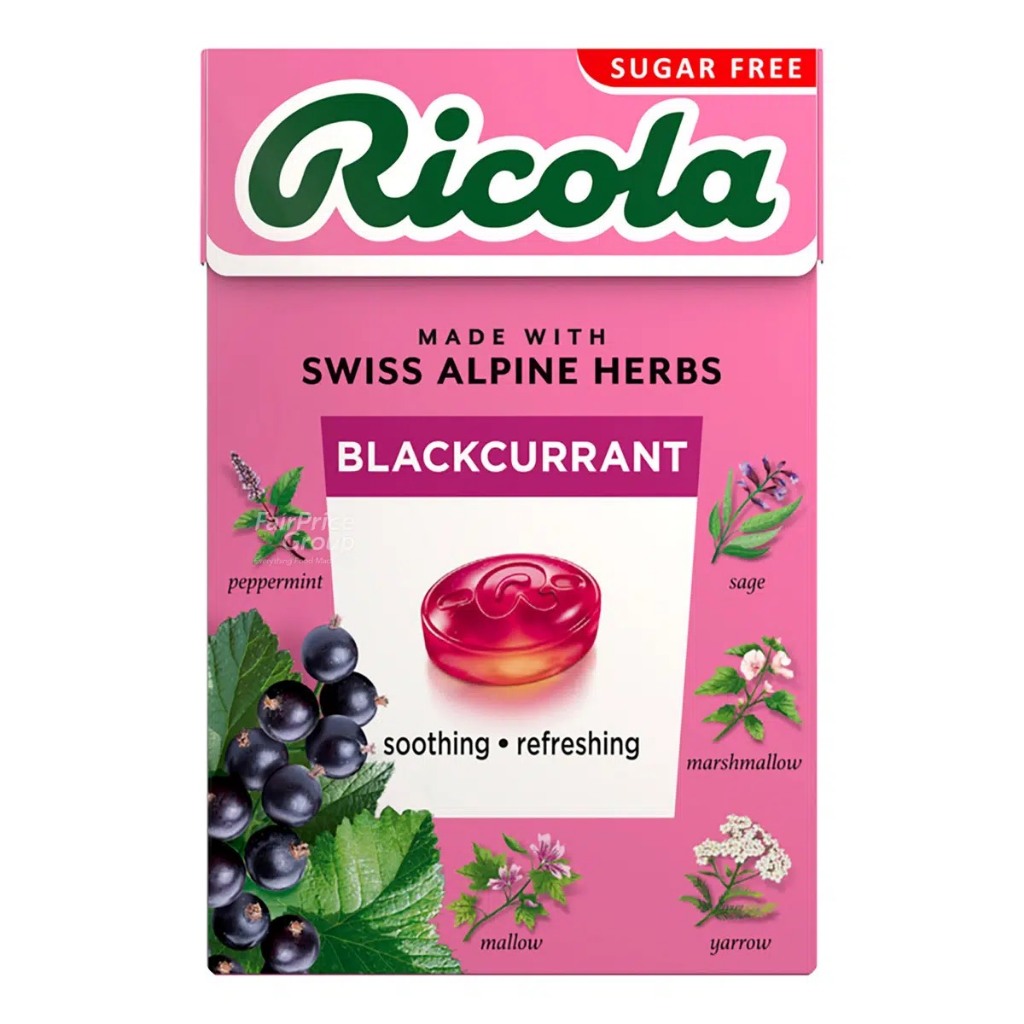 Kẹo Ricola Lozenges Blackcurrant (40g) | Shopee Việt Nam
