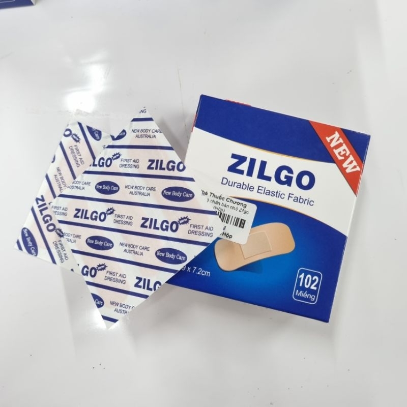 Băng cá nhân ZilGo hộp 102 miếng (1.9x7.2) | Shopee Việt Nam