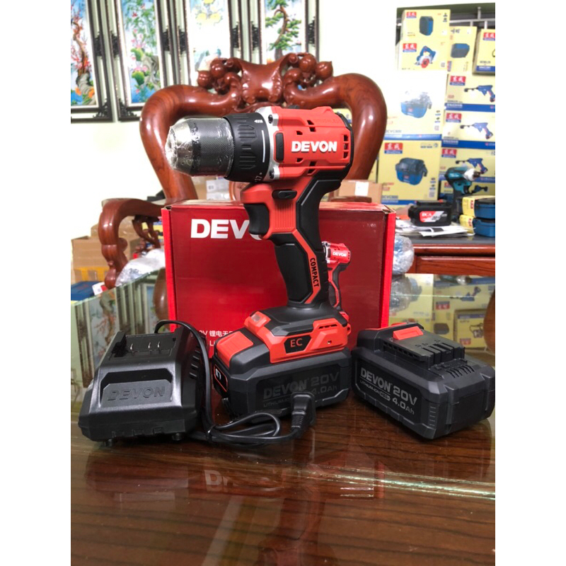 Máy khoan dùng pin 20V DEVON 5203 chính hãng | Shopee Việt Nam