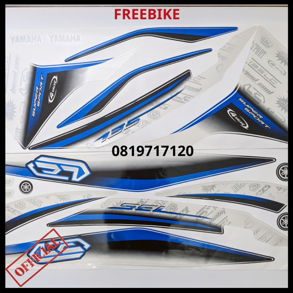 ( LỖI LÀ ĐỔI) BỘ TEM 3 LỚP DÁN FULL XE EXCITER LC 135 BAO ĐẸP NHƯ ZIN ...