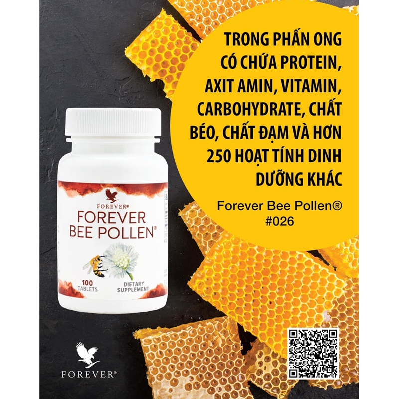 Viên Uống phấn ong Forever Bee Pollen 026P - Viên Uống Phấn Ong Tổng ...