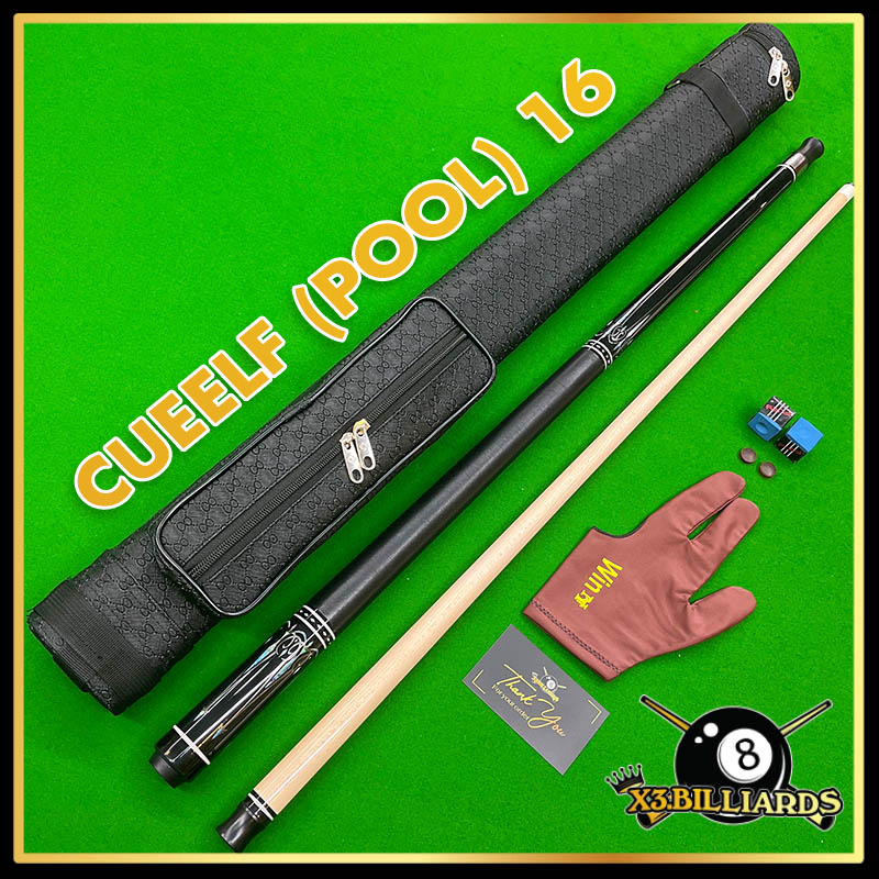 Cơ Bida CUEELF Pool 16 Ngọn Full Carbon Konllen (Pool Lỗ) Ren Uniloc ...