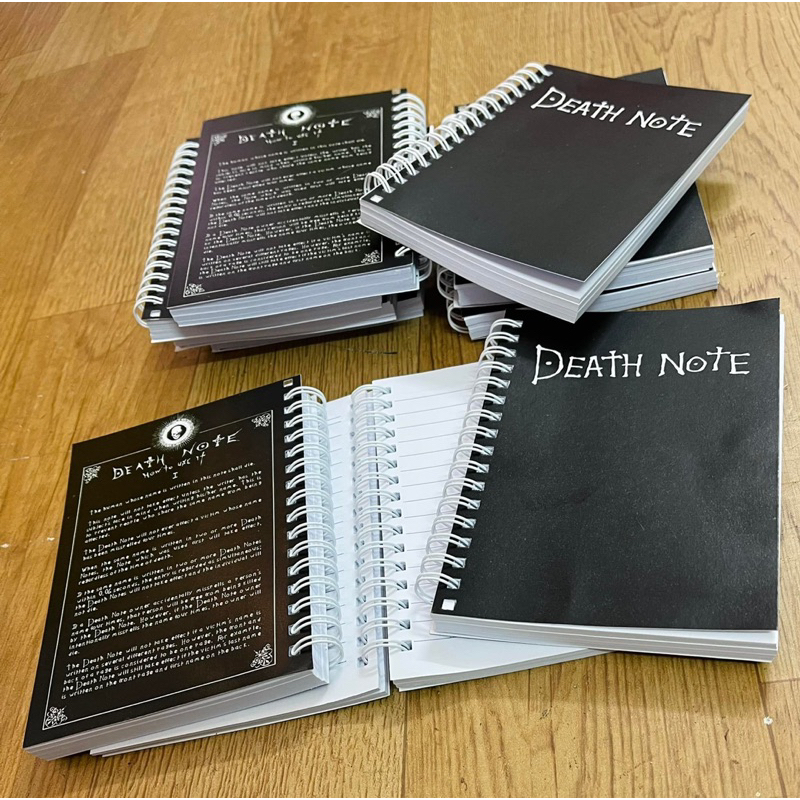 Sổ tay death note 200 trang bán sẵn và đặt in hình / sổ Deth note L ...