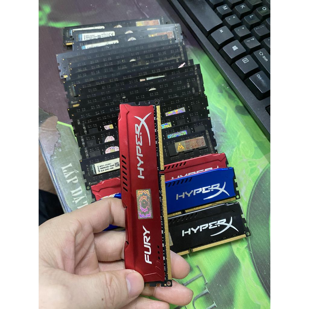RAM KINGSTON 8G, HYPERX FURY dd3 8g 1600 , tặng keo tản nhiệt cpu ...