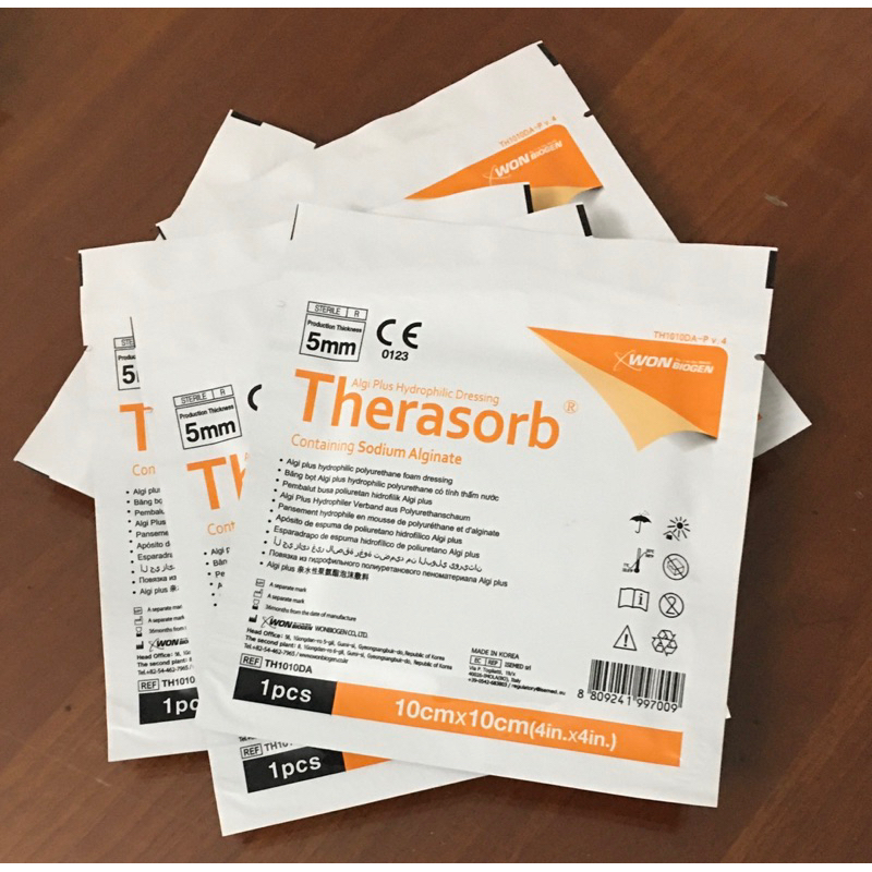 Băng xốp vết thương Therasorb® Algi Plus Hydrophilic Dressing 10cmx10cm ...