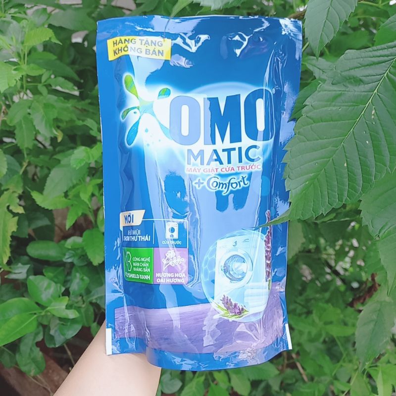 Nước giặt cửa trước OMO Matic Comfort Hương oải hương 412g | Shopee ...
