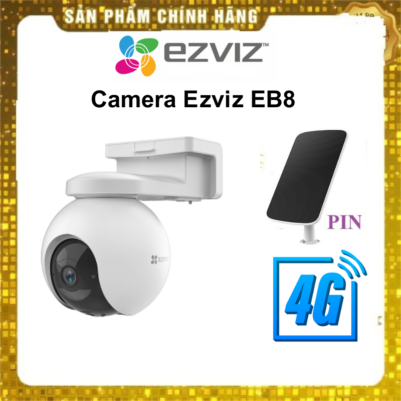 Camera Ezviz EB8 2K Dùng Sim 4G Kèm Pin Năng Lượng Mặt Trời | Shopee ...