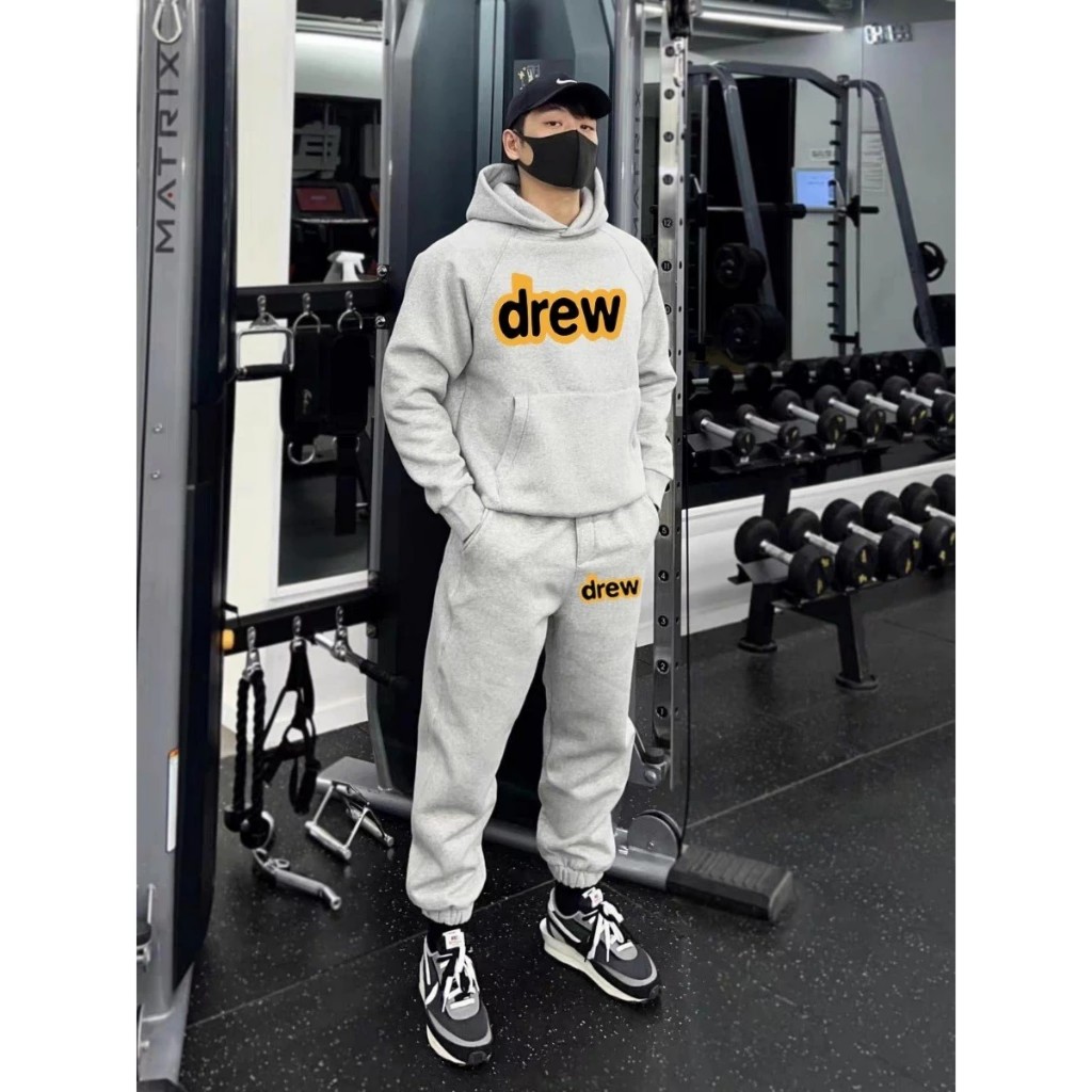 Bộ nỉ thể thao phong cách đơn giản logo DREEW cá tính lịch sự ,Set bộ ...
