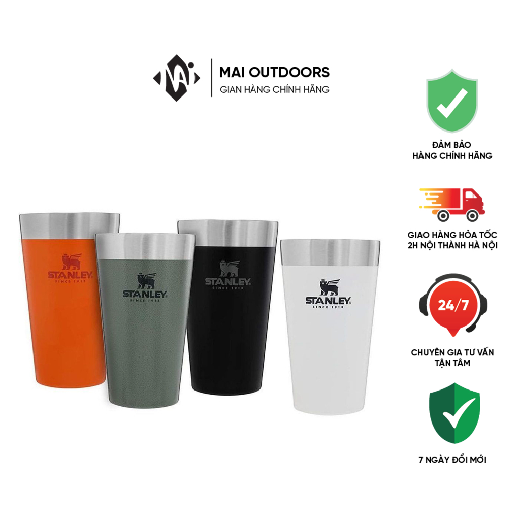 [CHÍNH HÃNG] Ly/ Cốc bia giữ nhiệt 473ml Stanley Adventure Stacking ...