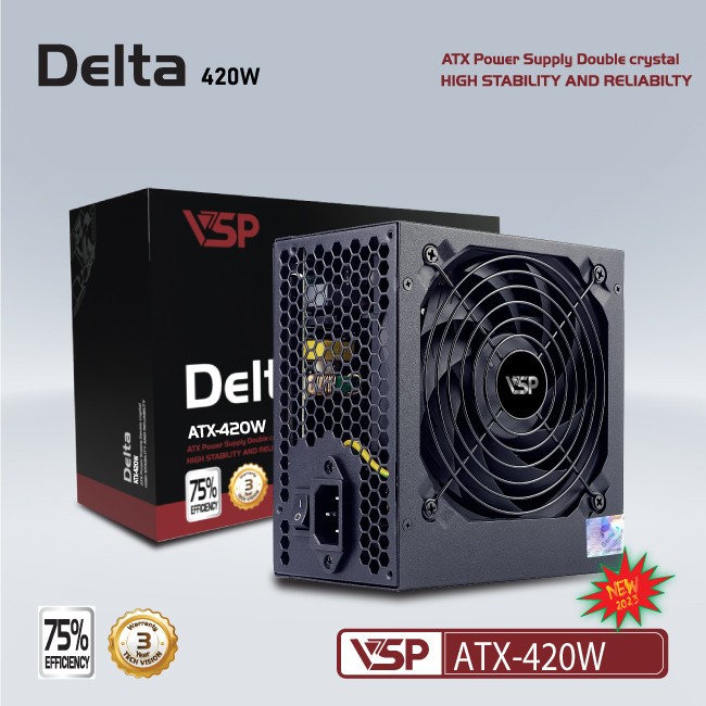 BỘ NGUỒN MÁY TÍNH AIGO VSP công suất thực chính hãng, 350W 450W 500W ...