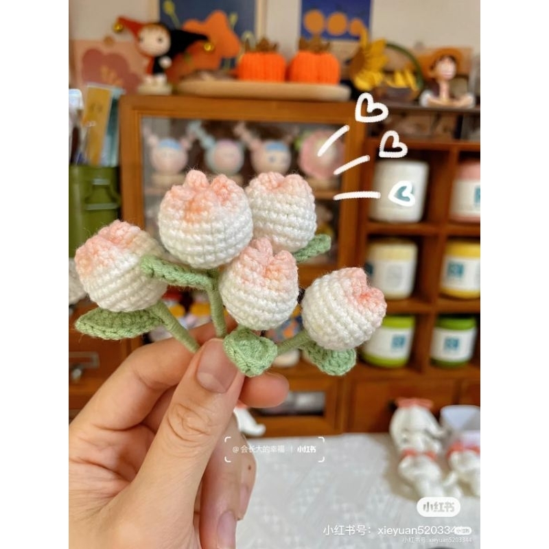 Hoa tulip phiên bản mini dễ thương bằng len | Shopee Việt Nam
