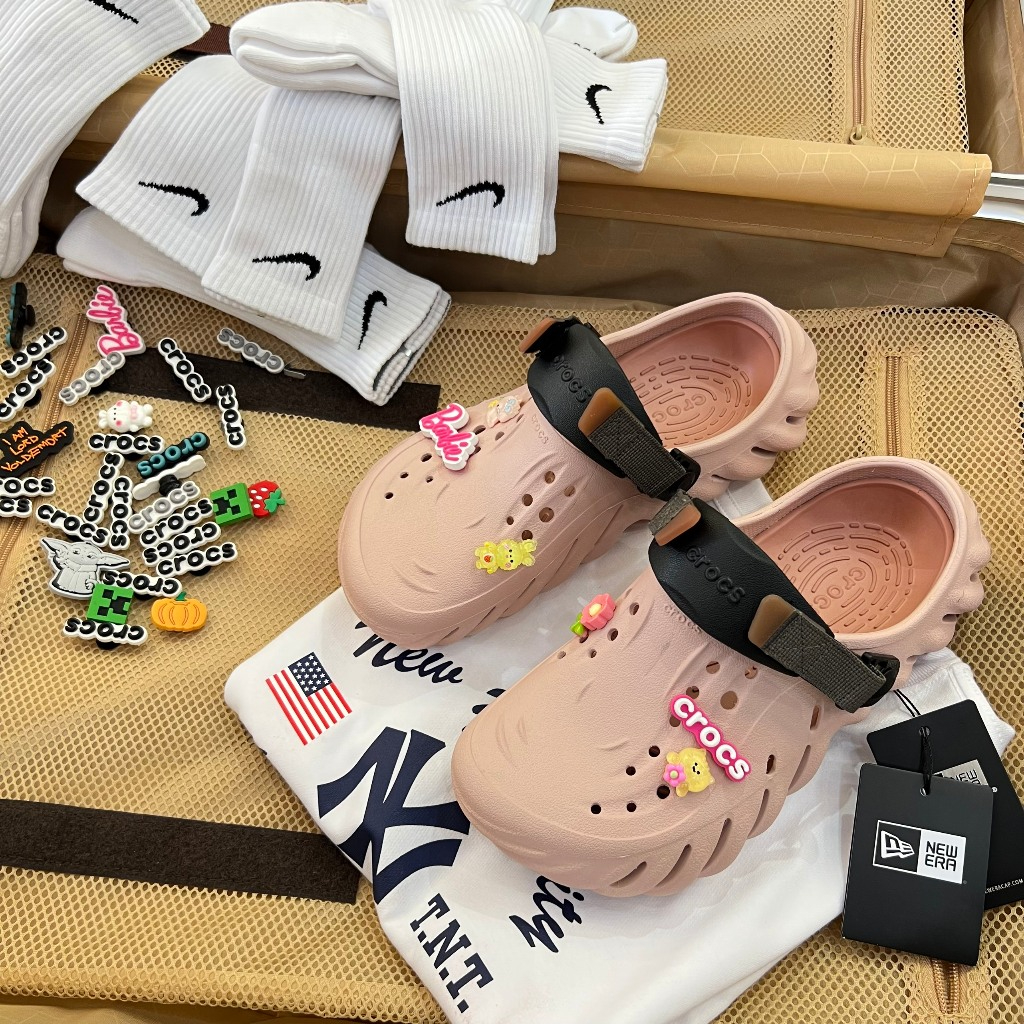 [CHÍNH HÃNG] Giày CLOG UNISEX CROCS ECHO CLOG *QUAI NGẪU NHIÊN* - MÀU ...