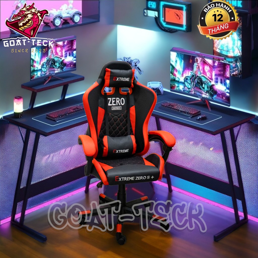 [GOAT-Teck] Ghế gaming Extreme Zero S+ Đỏ | Shopee Việt Nam
