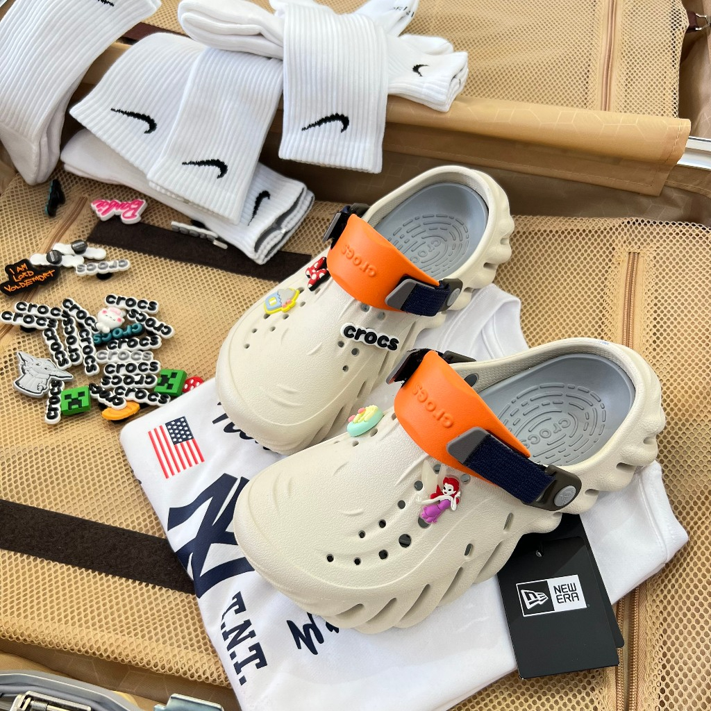 [CHÍNH HÃNG] Giày CLOG UNISEX CROCS ECHO CLOG *QUAI NGẪU NHIÊN* - MÀU ...