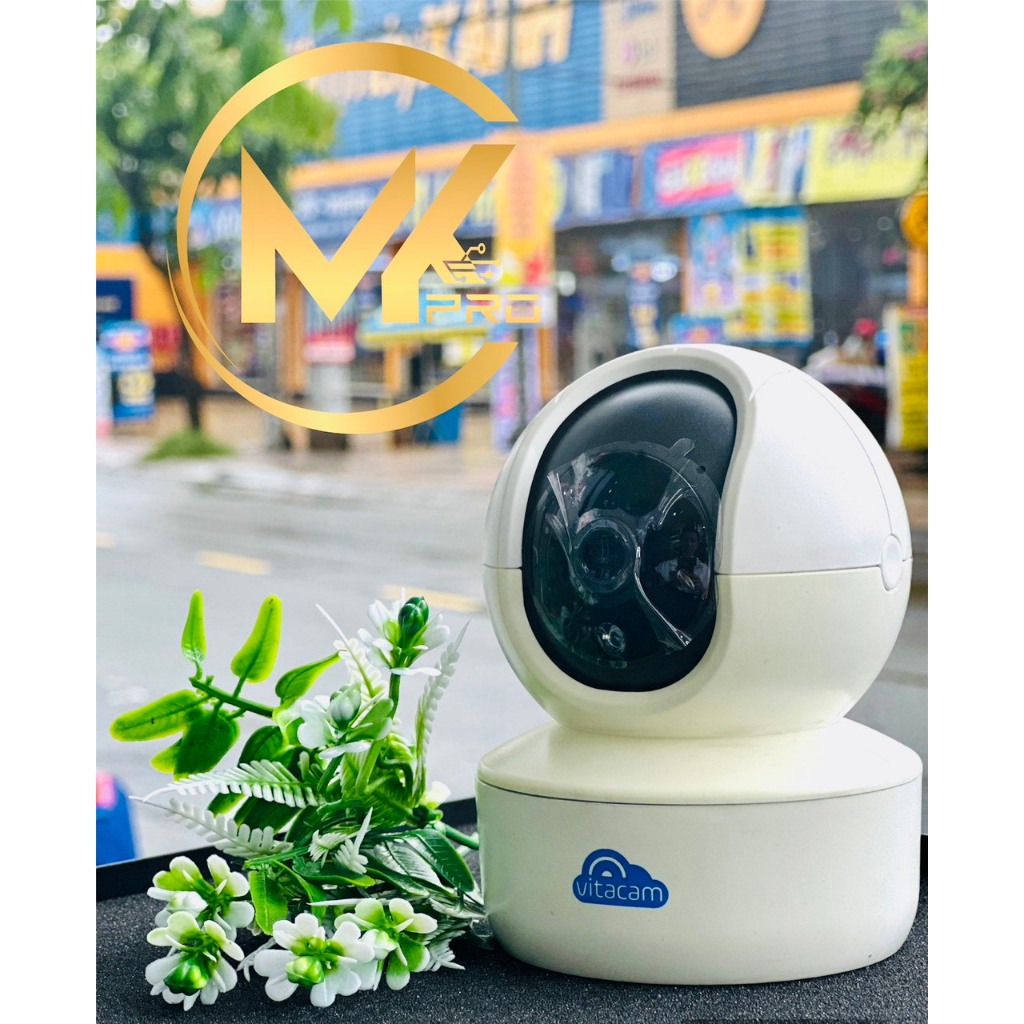 Camera Wifi VITACAM H265X 3.0MP, 1296P - Đàm Thoại 2 Chiều, Cảnh Báo ...