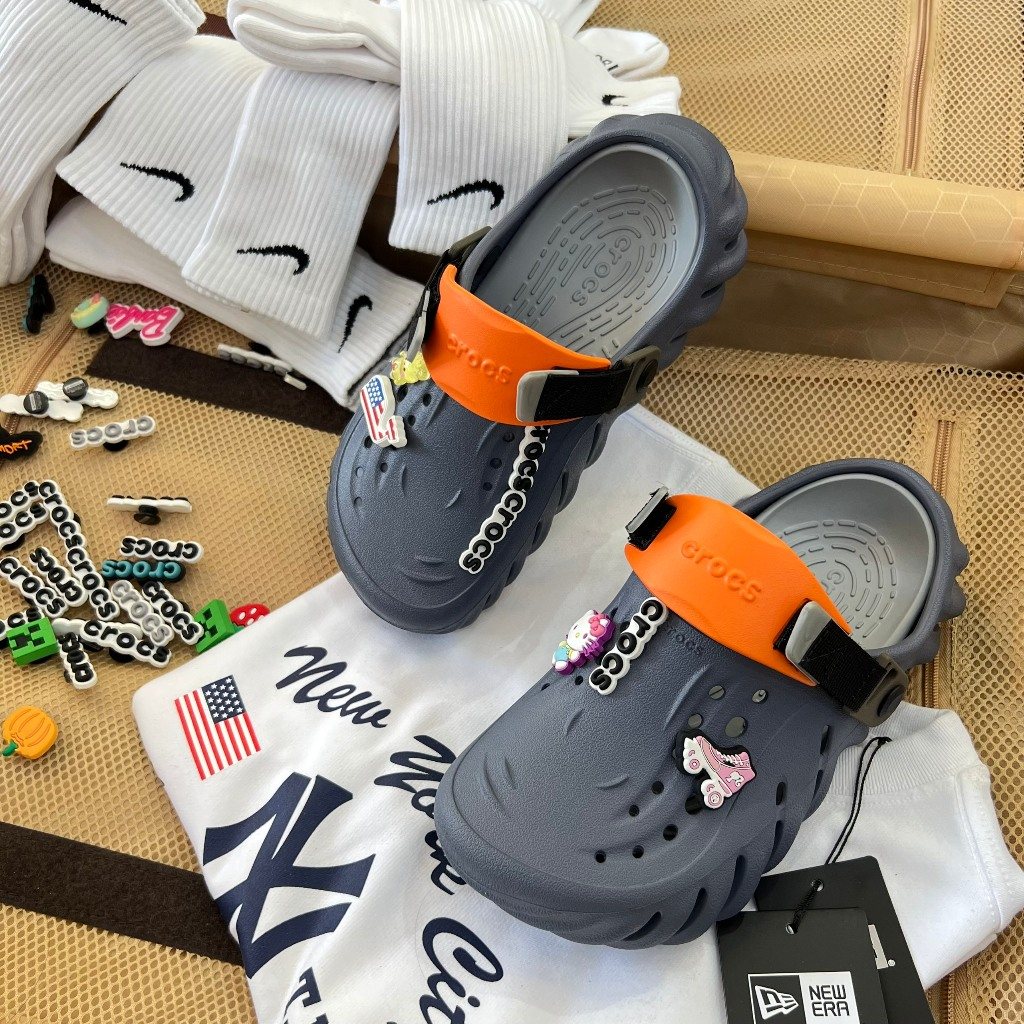 [CHÍNH HÃNG] Giày CLOG UNISEX CROCS ECHO CLOG *QUAI NGẪU NHIÊN* - MÀU ...