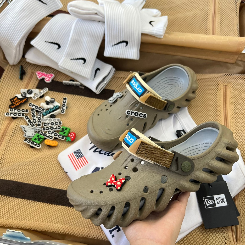 [CHÍNH HÃNG] Giày CLOG UNISEX CROCS ECHO CLOG *QUAI NGẪU NHIÊN* - MÀU ...
