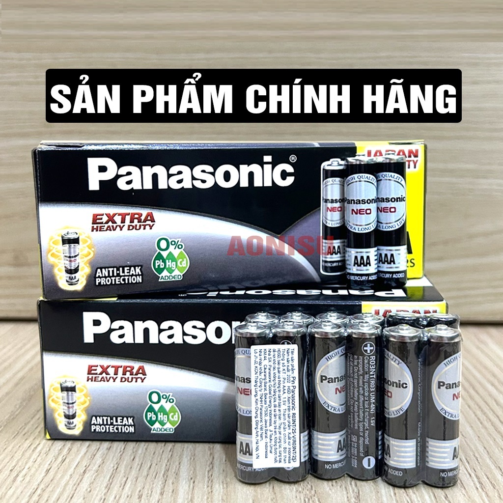 Hộp Pin Tiểu AAA Panasonic NHẬP KHẨU CHÍNH HÃNG 1.5V- Pin 3A cho ...