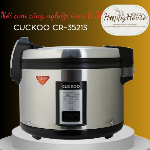 (HÀNG CHÍNH HÃNG) Nồi cơm điện công nghiệp Cuckoo CR- 3521S / CR-3521 - Dung tích lớn 6,3L ...