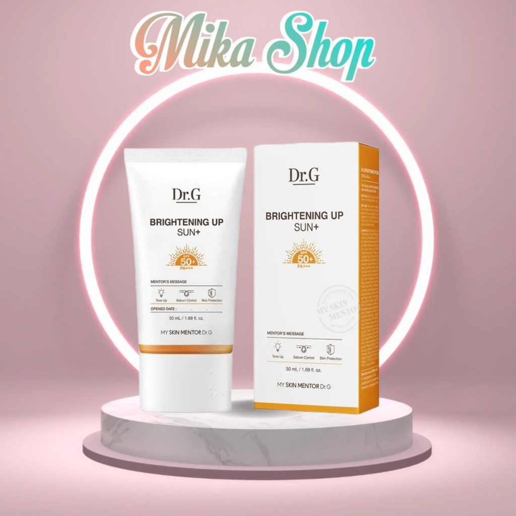 Kem Chống Nắng Dr.G Brightening Up Green Mild Up Sun + DRG Tone Up Cam Xanh Dr G 50ml - MIKA ...