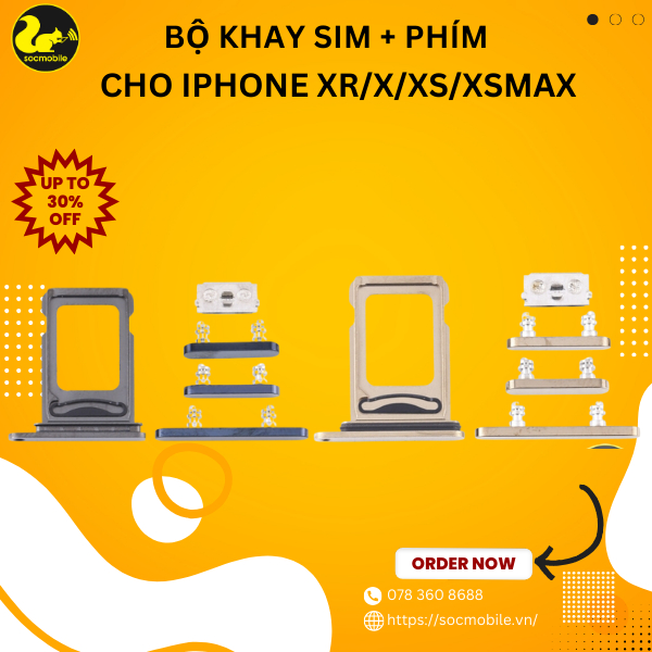 Khay Sim + Bộ Phím Thay Thế Cho iP 12 Pro/12 Promax - Hàng Mới 100% ...