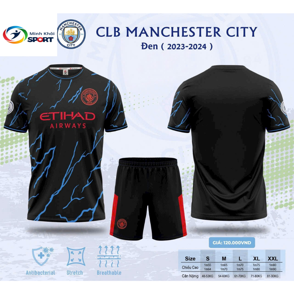 Bộ Quần Áo Đá Banh CLB MC Man Citi | Shopee Việt Nam