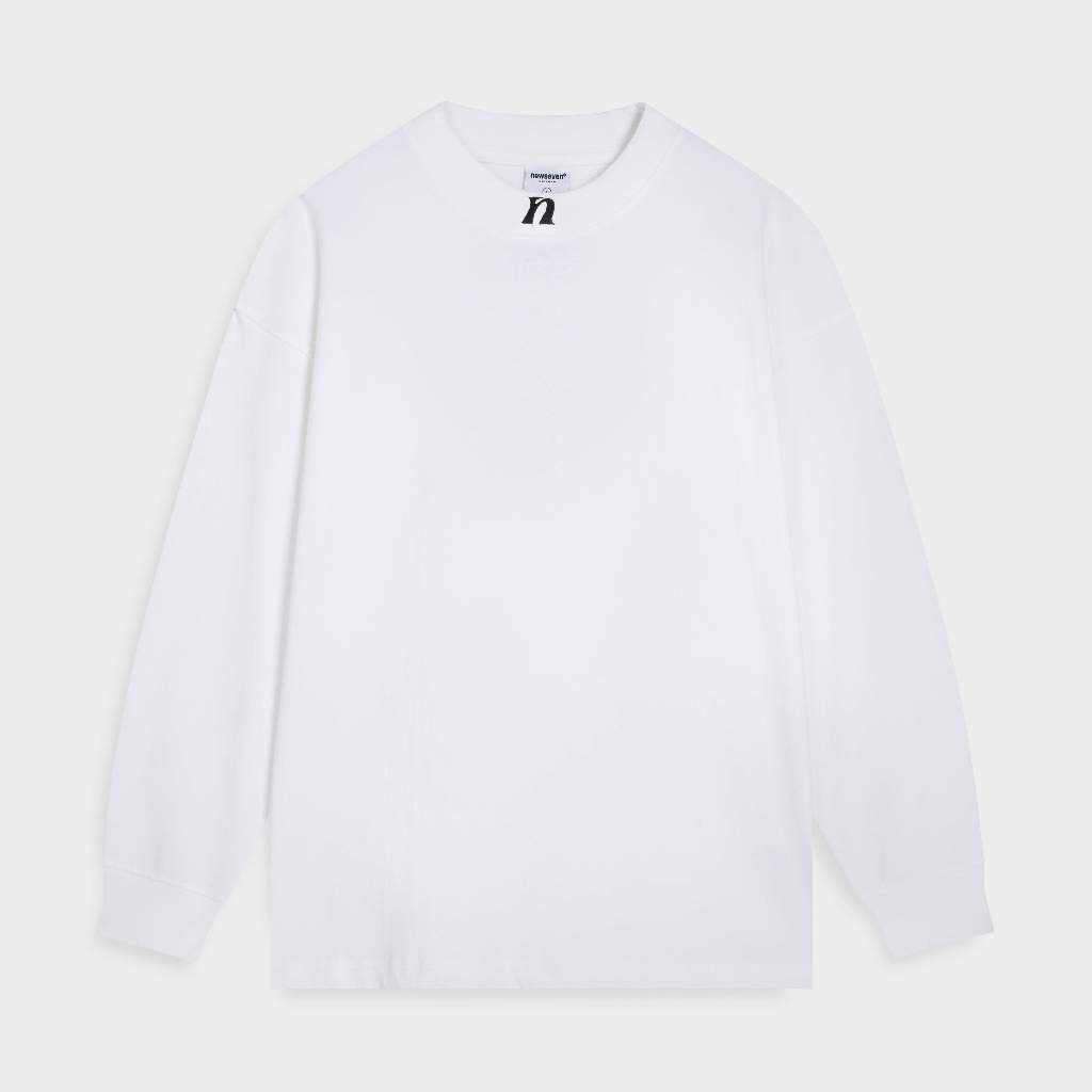 Áo Dài Tay NEWSEVEN Long Sleeve High Collar Tee Basic AT.264 | Shopee ...