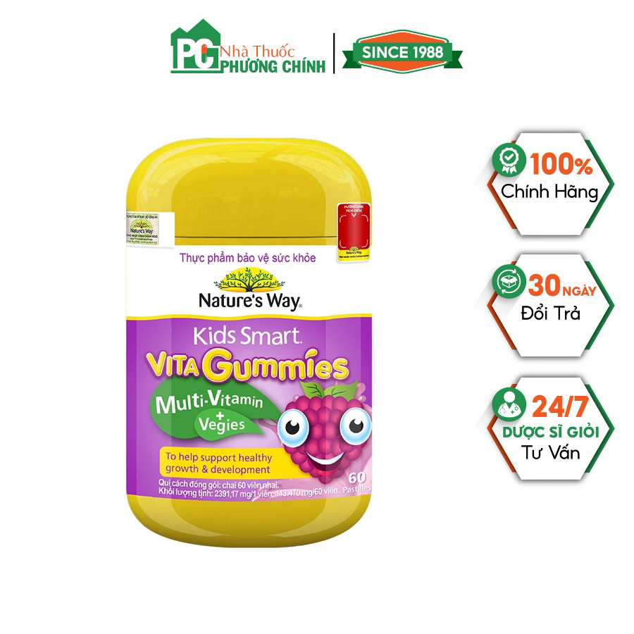 Kẹo Dẻo Vitamin Tổng Hợp Nature's Way Kids Smart Vita Gummies ...