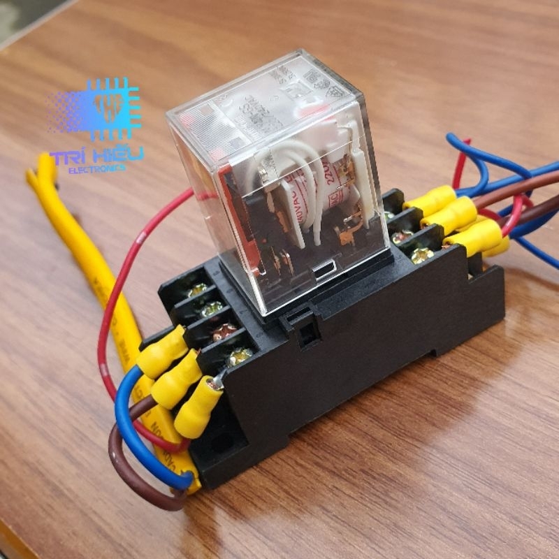Rơ le trung gian Omron MY4N -GS 14 chân 220VAC | Shopee Việt Nam