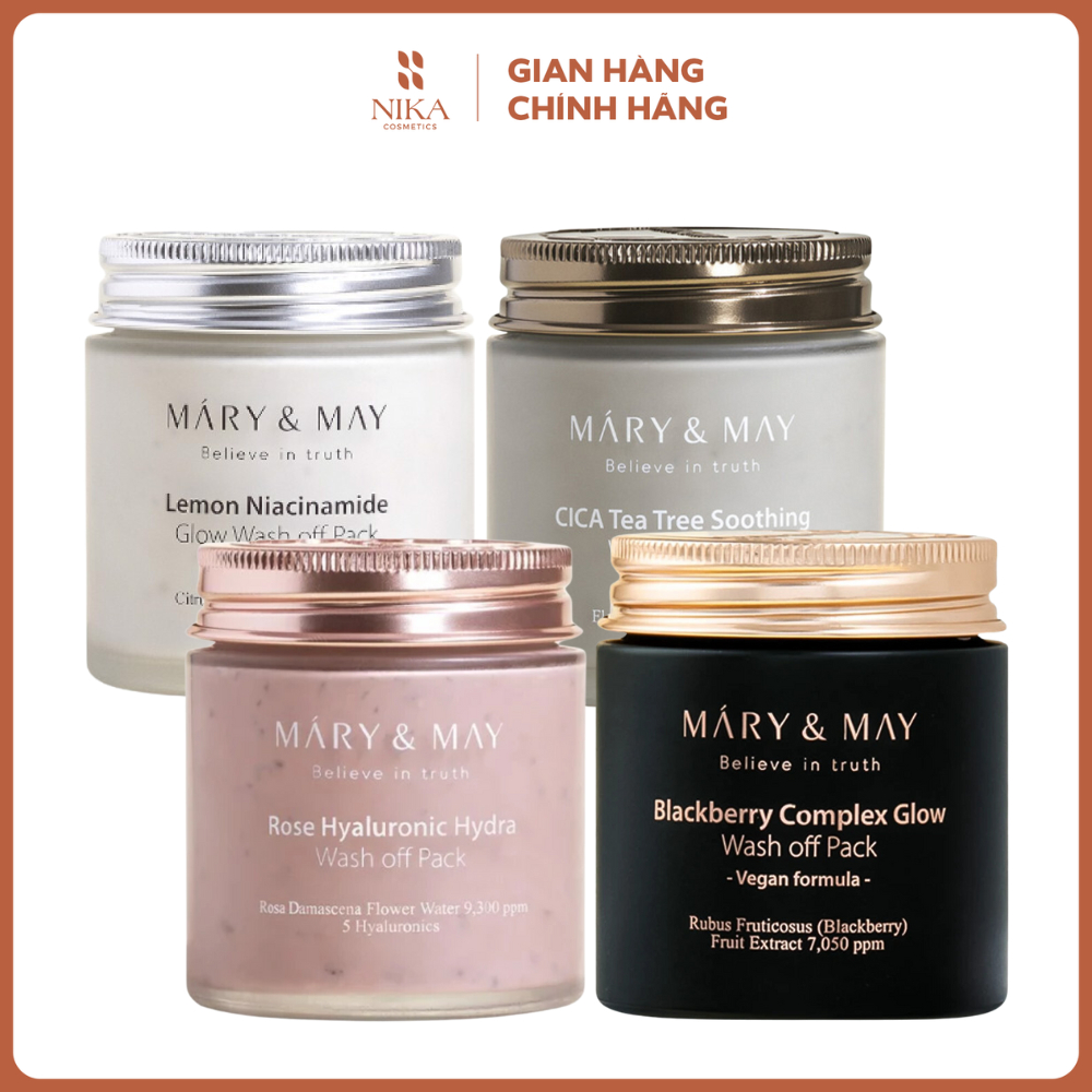 Mặt Nạ Mary & May Believe In Truth Wash Off Pack 125g [Nika Cosmetics ...