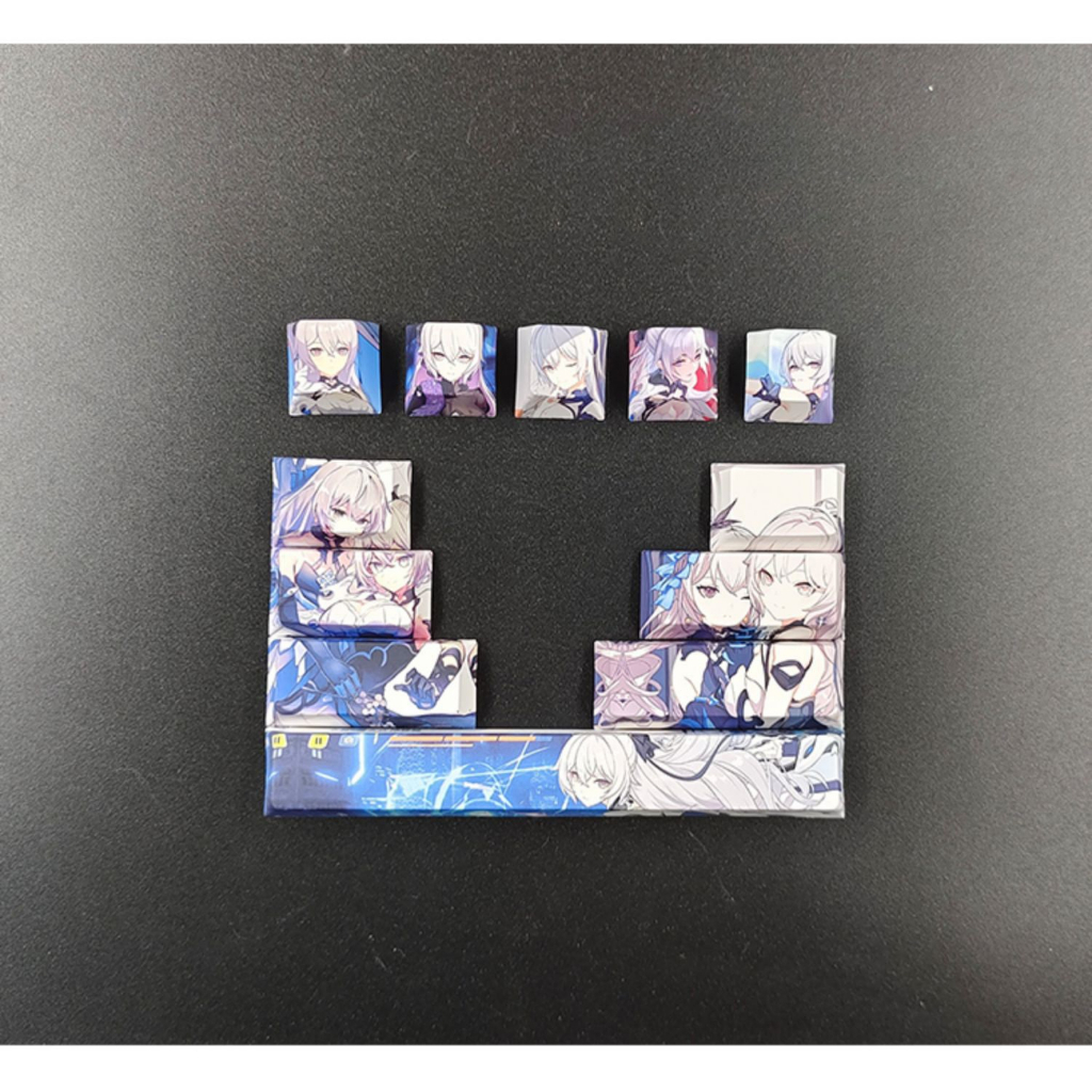 Keycap Honkai: Star Rail Kafka thick PBT xuyên led in dyesub 5 mặt 135 ...