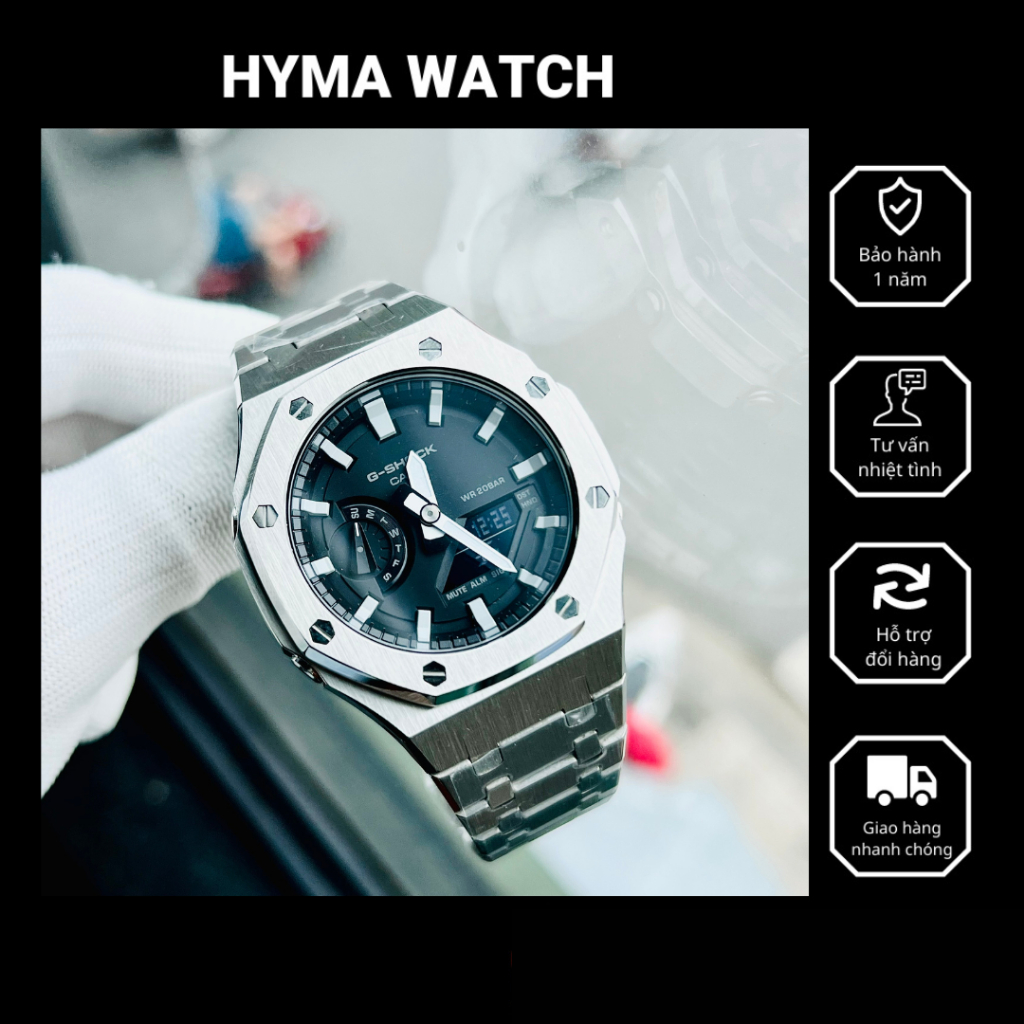 Đồng hồ Nam Casio G-Shock Ga2100-1A AP Custom AP Special (Full Steel ...