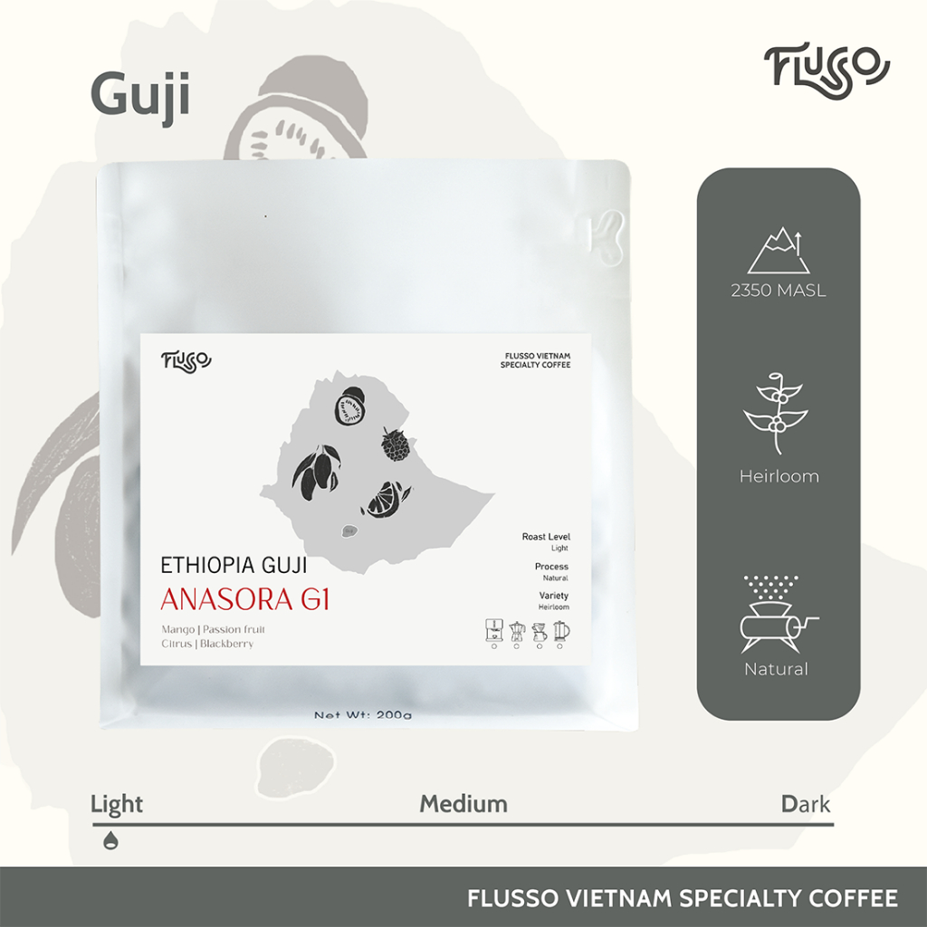 Cà phê Specialty Ethiopia Guji Anasora Natural G1 | Shopee Việt Nam