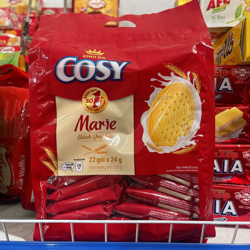Bánh Quy Sữa Marie Cosy Túi To 480g ( 20 gói X 24g ) | Shopee Việt Nam