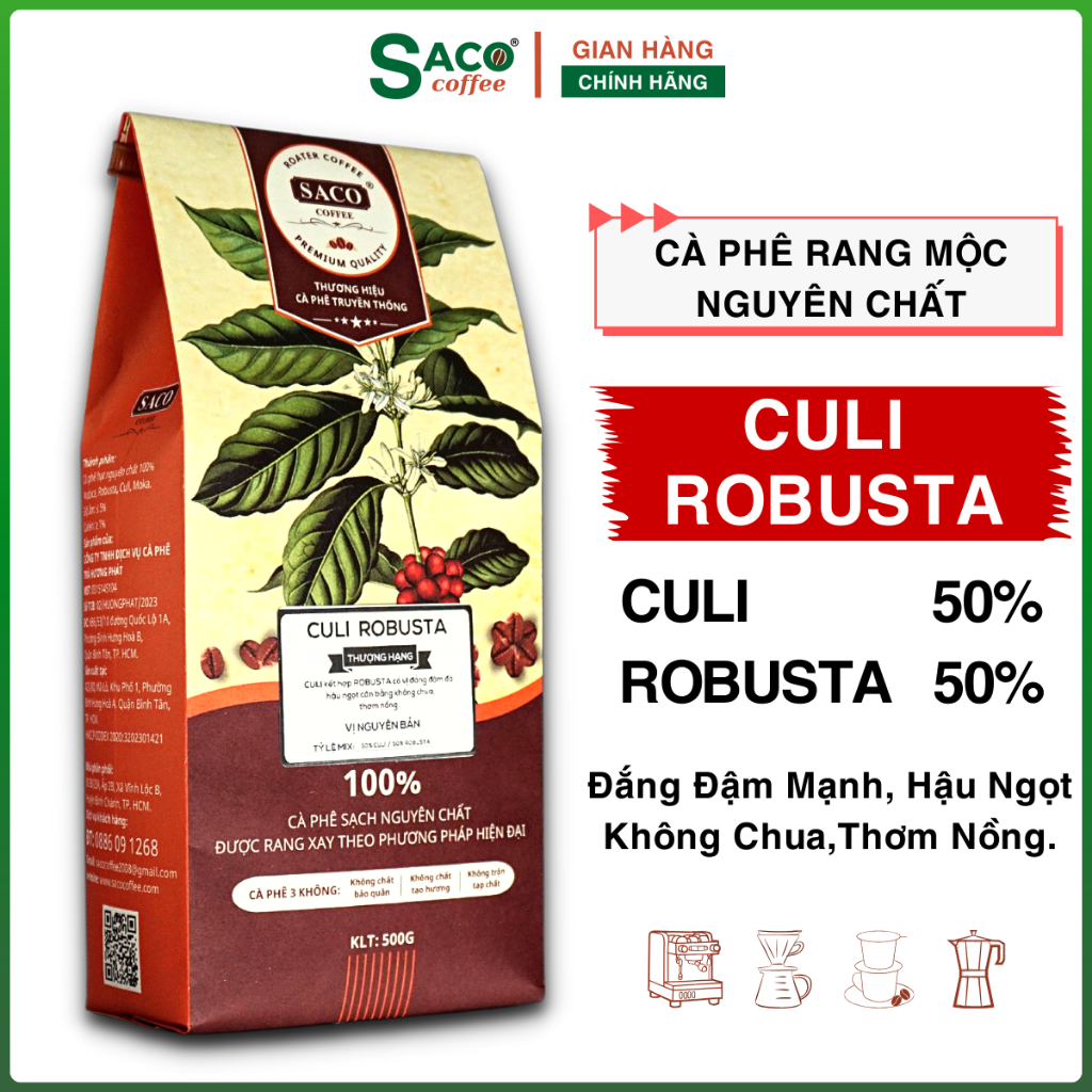 1Kg Cafe Culi Robusta nguyên chất vị đắng mạnh ngọt hậu thơm tự nhiên ...