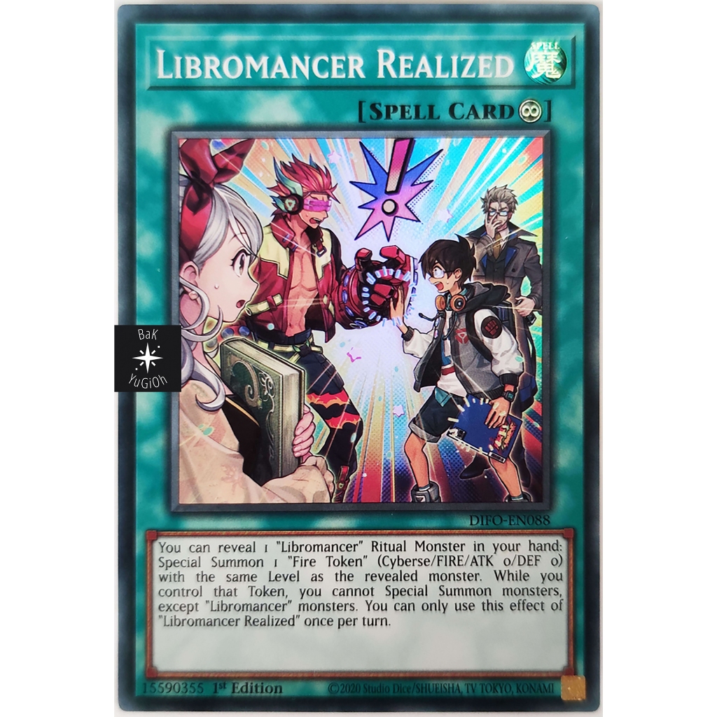 [BaK Yu-Gi-Oh!] Libromancer Realized |EN| Super Rare / Common [Chính ...