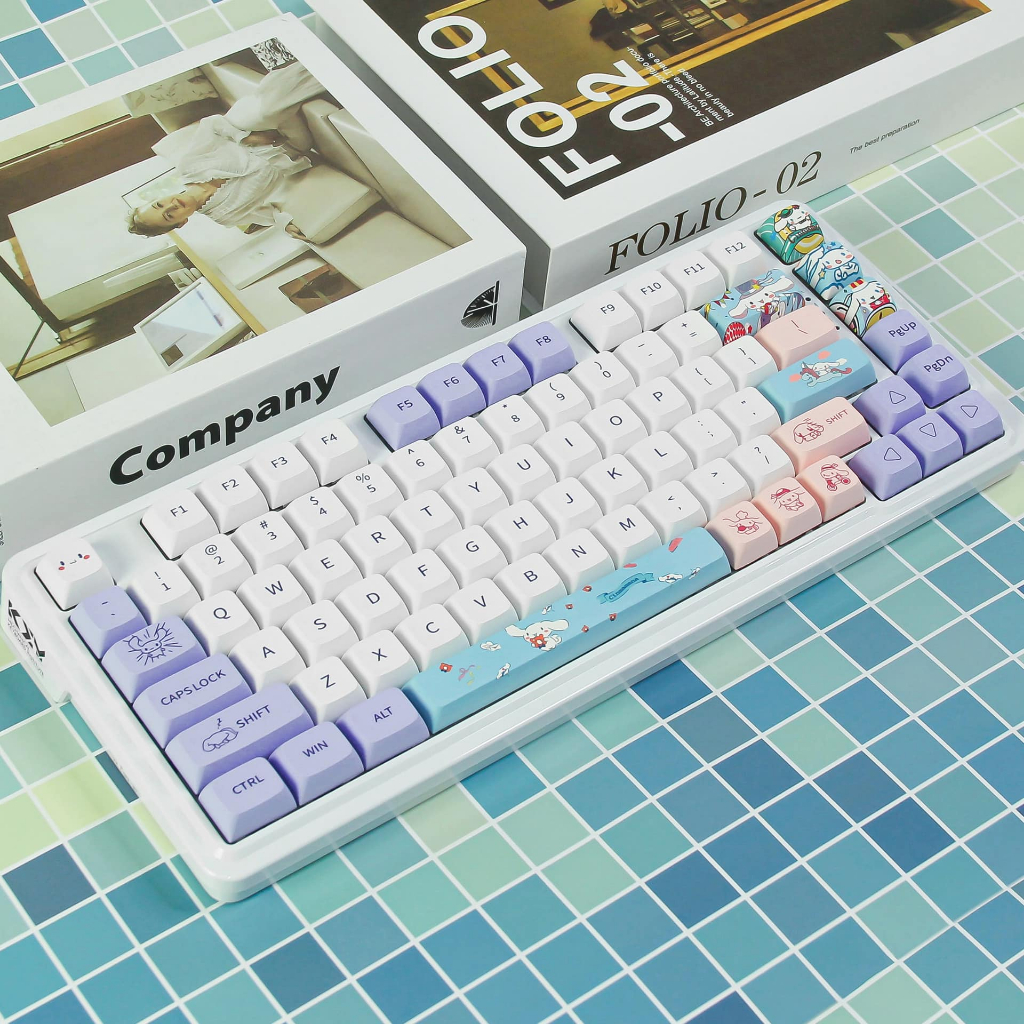 Nút bàn phím cơ Keycap PBT DyeSub Jade Cinnamon Dog XDA Profile ...