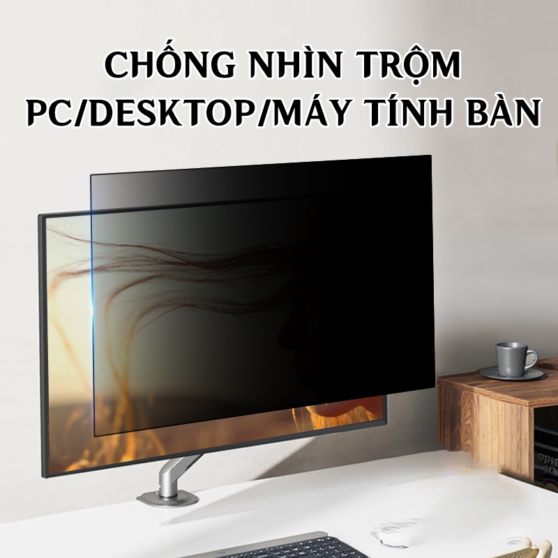 Miếng Dán Chống Nhìn Trộm Cho Màn Hình PC/Desktop/Máy Tính Bàn 18/19/20 ...