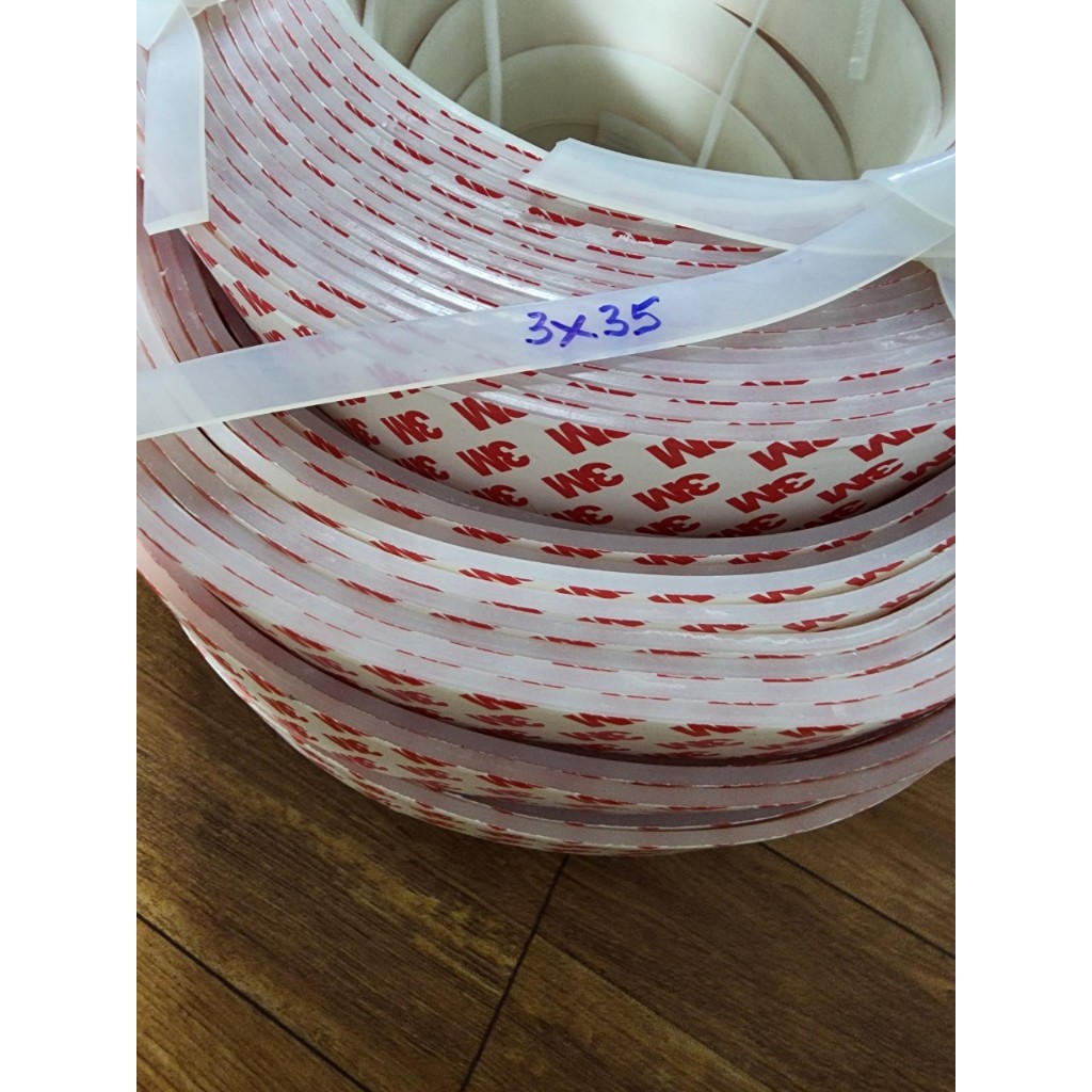 Ron silicon tự dính chịu nhiệt độ cao dày 1mm 2mm 3mm rộng 10mm 15mm ...