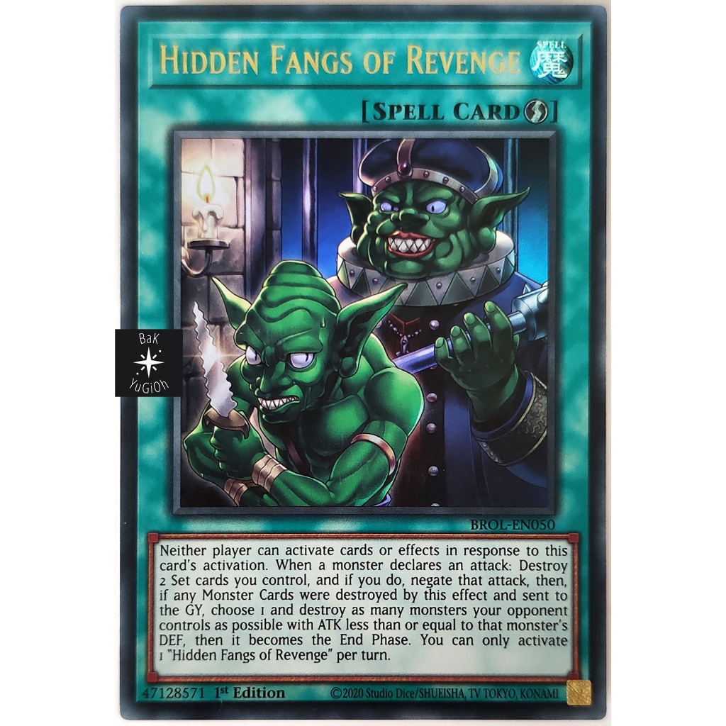 [BaK Yu-Gi-Oh!] [Thẻ Bài Chính Hãng] Hidden Fangs of Revenge |EN| Ultra ...
