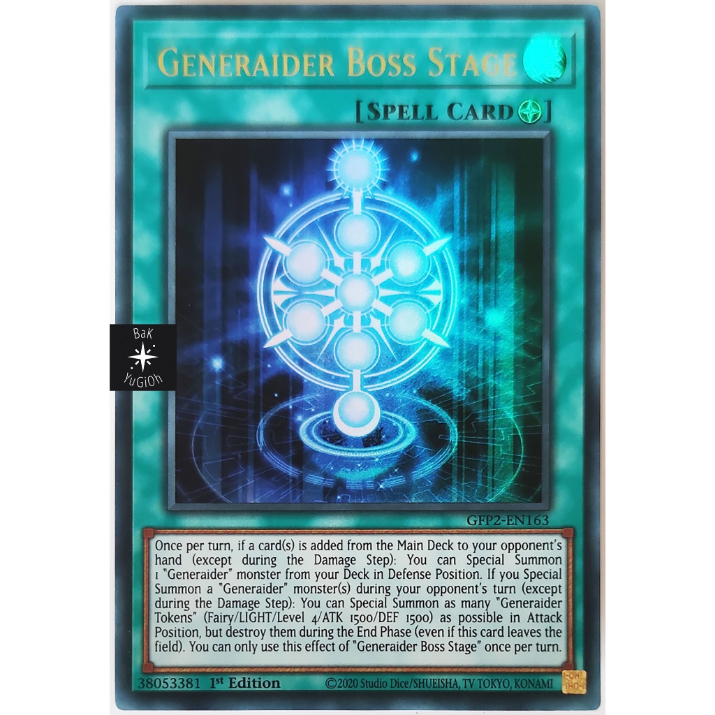 [BaK Yu-Gi-Oh!] Generaider Boss Stage |EN| Ultra Rare [Chính Hãng ...