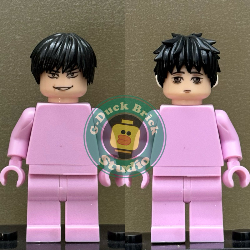 Custom phụ kiện minifigure: mặt và tóc nhân vật toji , Yuta trong anime ...