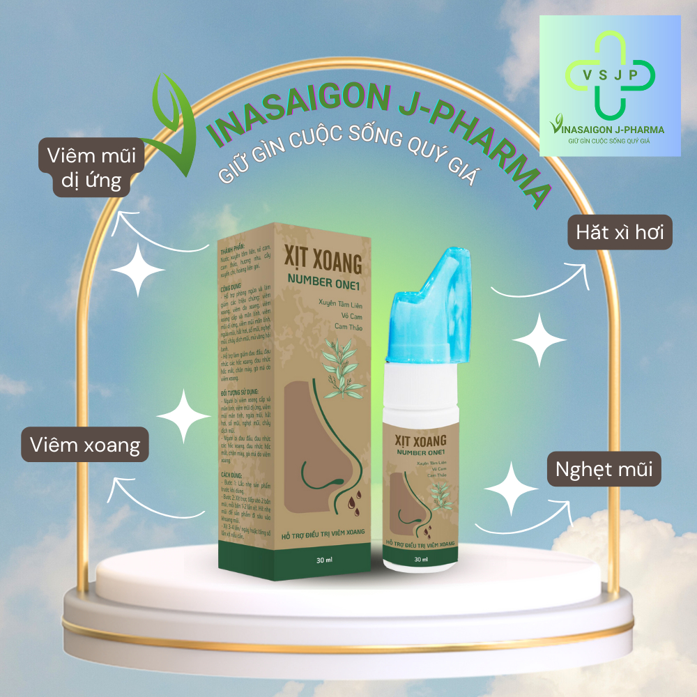 [Chính hãng] Xịt mũi viêm xoang, xịt xoang number one 1, xịt mũi number ...