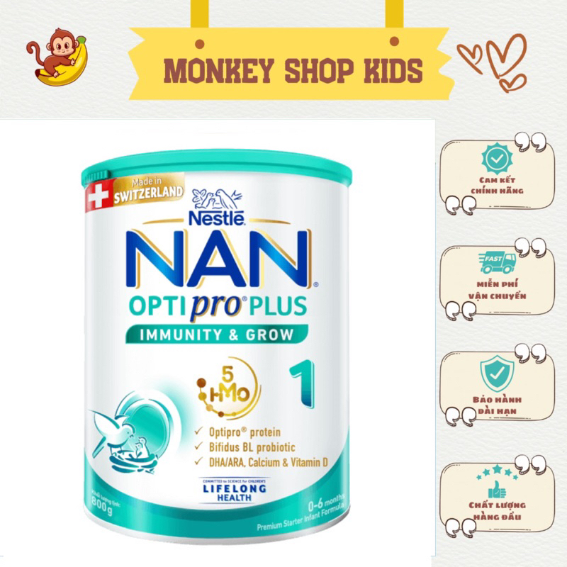 SỮA NAN opti PRO PLUS đủ số 1,2 800g 3,4 850g chính hãng | Shopee Việt Nam